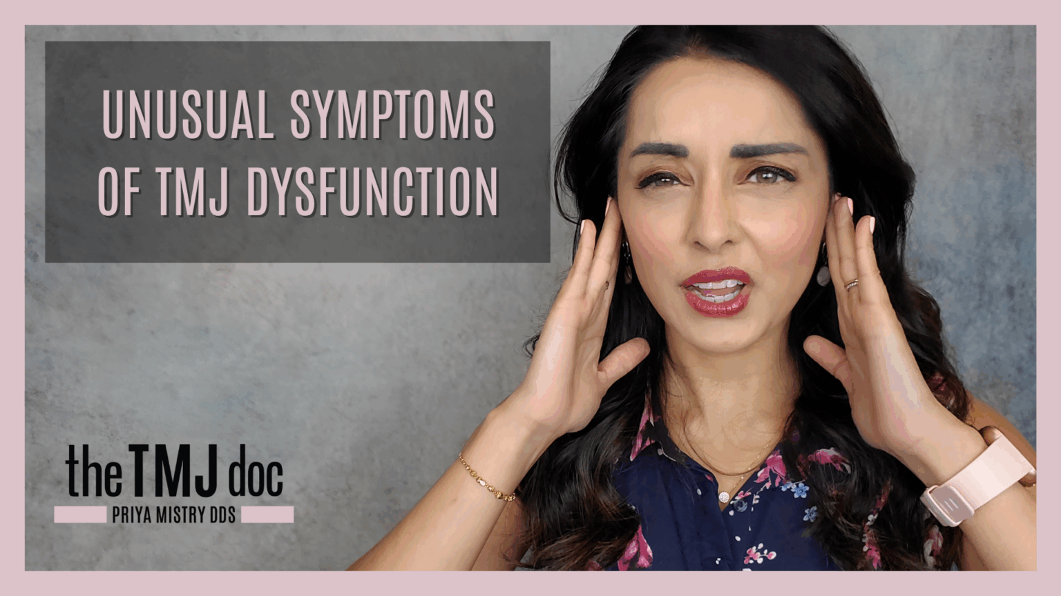 Unusual Symptoms of TMJ Dysfunction